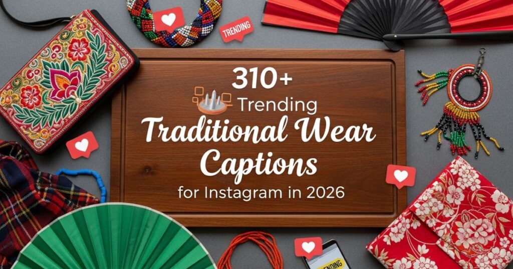 310 + Trending Traditional Wear Captions for Instagram in 2026